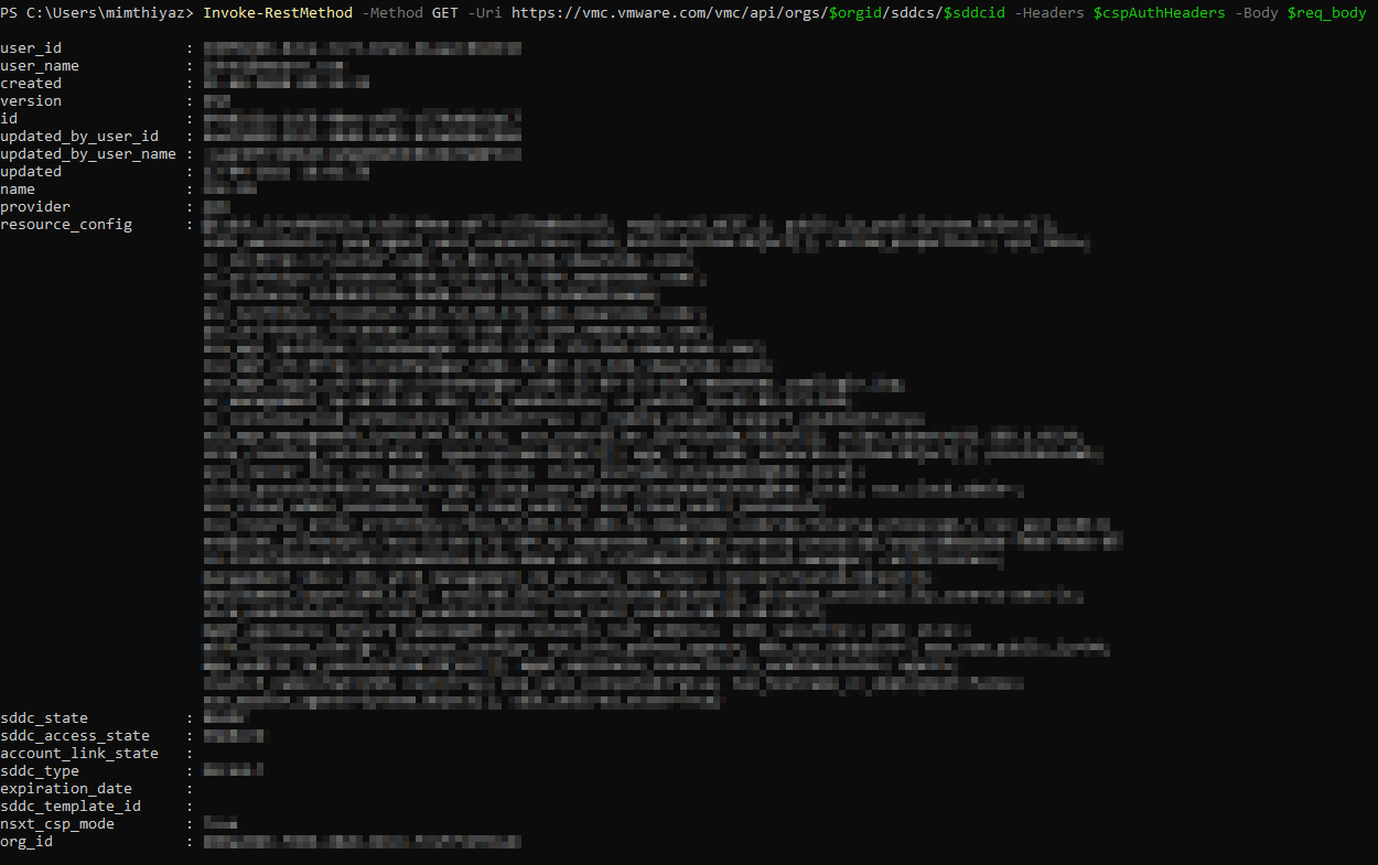 Kickstart VMware Cloud on AWS API with PowerCLI - Mohamed Imthiyaz