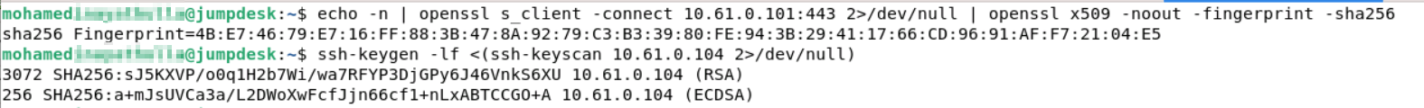 Retrieve Esxi Host Ssh Rsa Key Fingerprints And Ssl Thumbprints Mohamed Imthiyaz