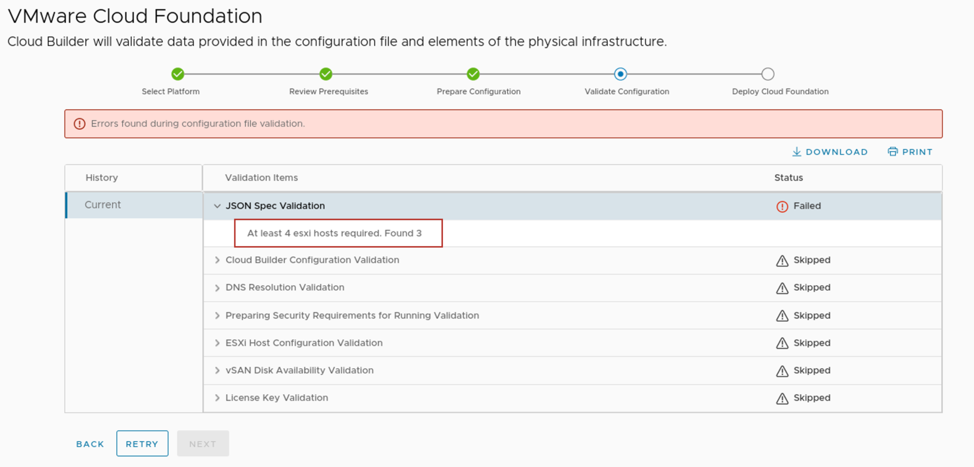 Deploying VCF Management Domain with 3 or less Host - Mohamed Imthiyaz